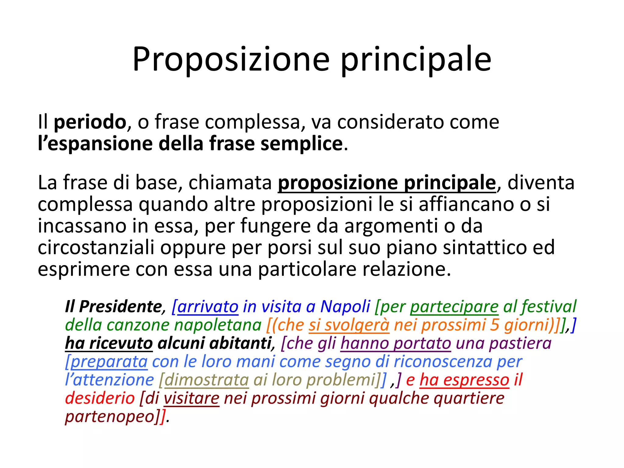 015 Sintassi del periodo | PPTX