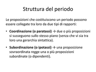 015 Sintassi del periodo | PPTX