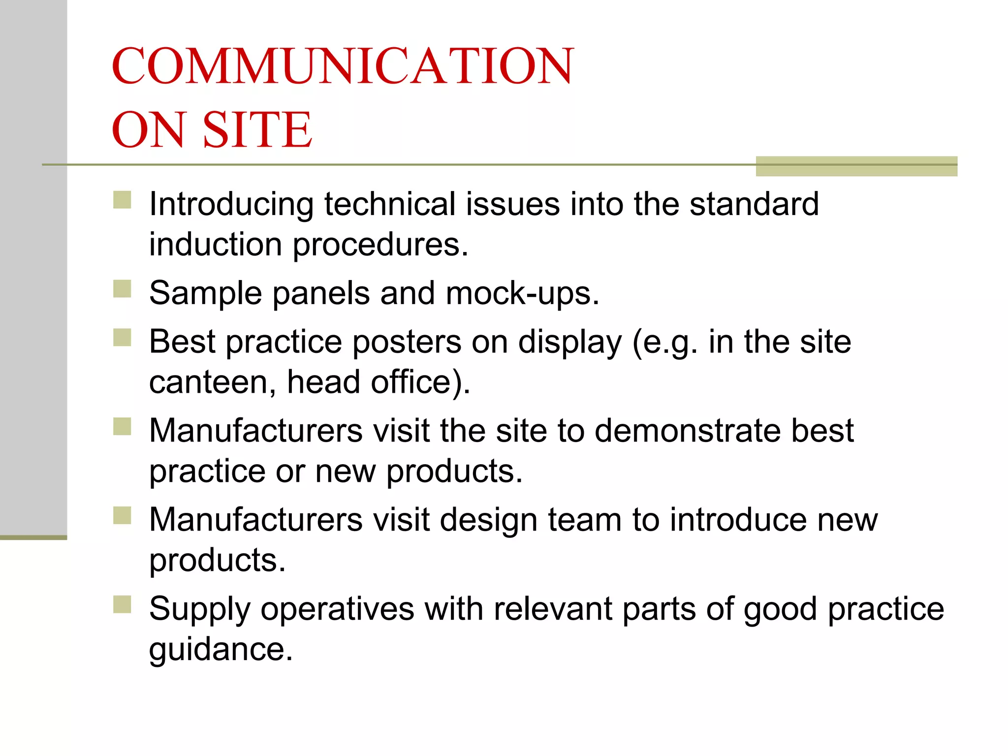 016 communication in construction sector | PPT