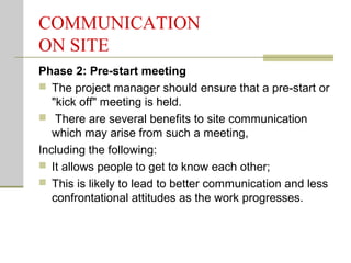 016 communication in construction sector | PPT