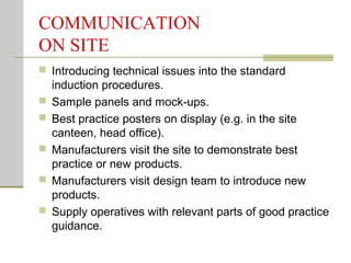 016 communication in construction sector | PPT