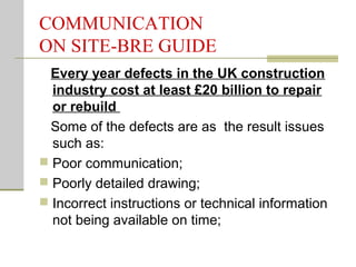 016 communication in construction sector | PPT
