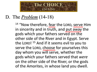 Passing the Torch - Joshua 23-24 | PDF