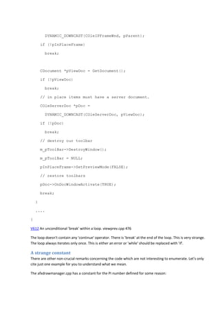 Errors detected in the Visual C++ 2012 libraries | PDF