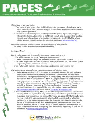 PACES Green Events Guide | PDF