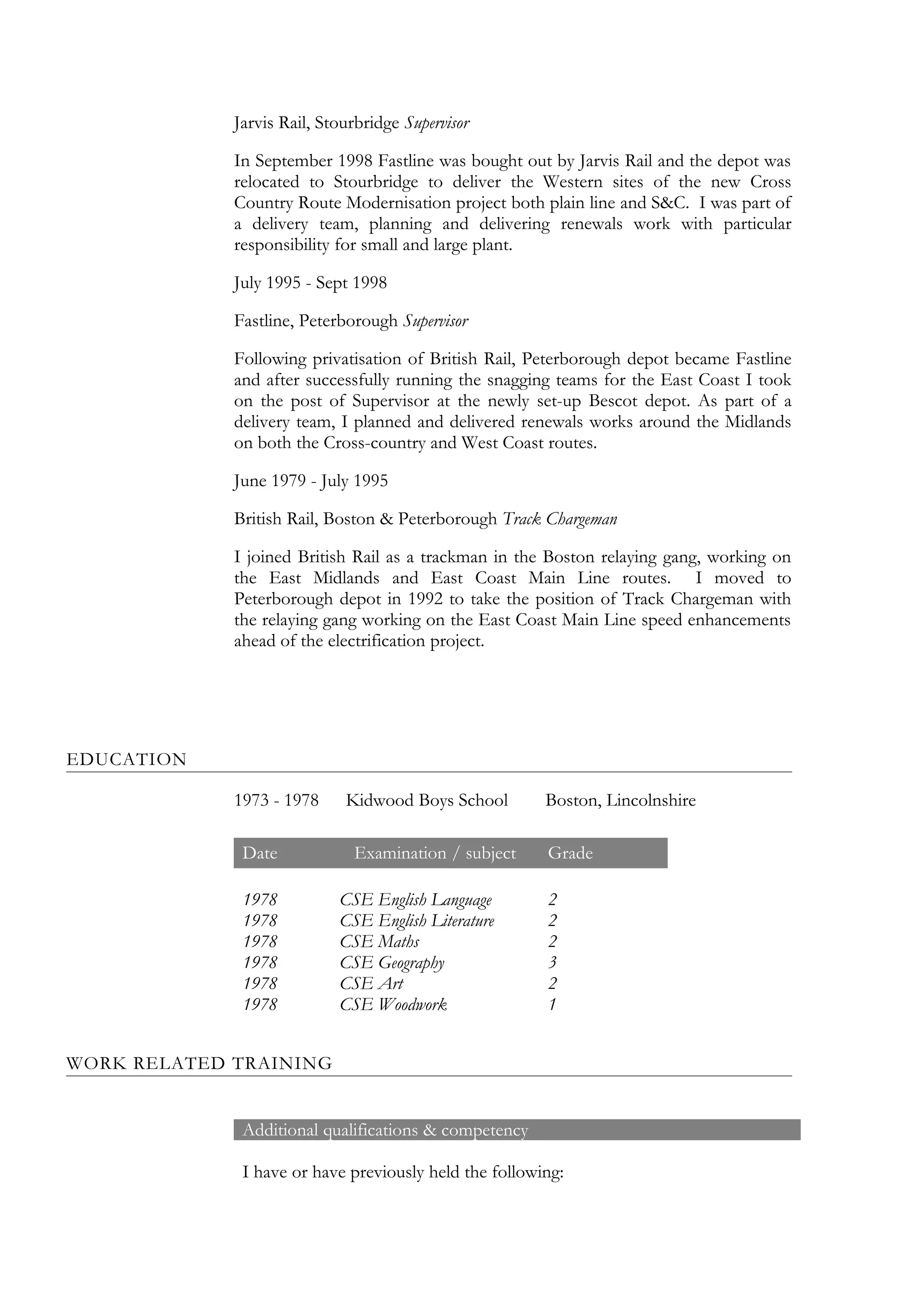 IAS Resume 2015 | DOC