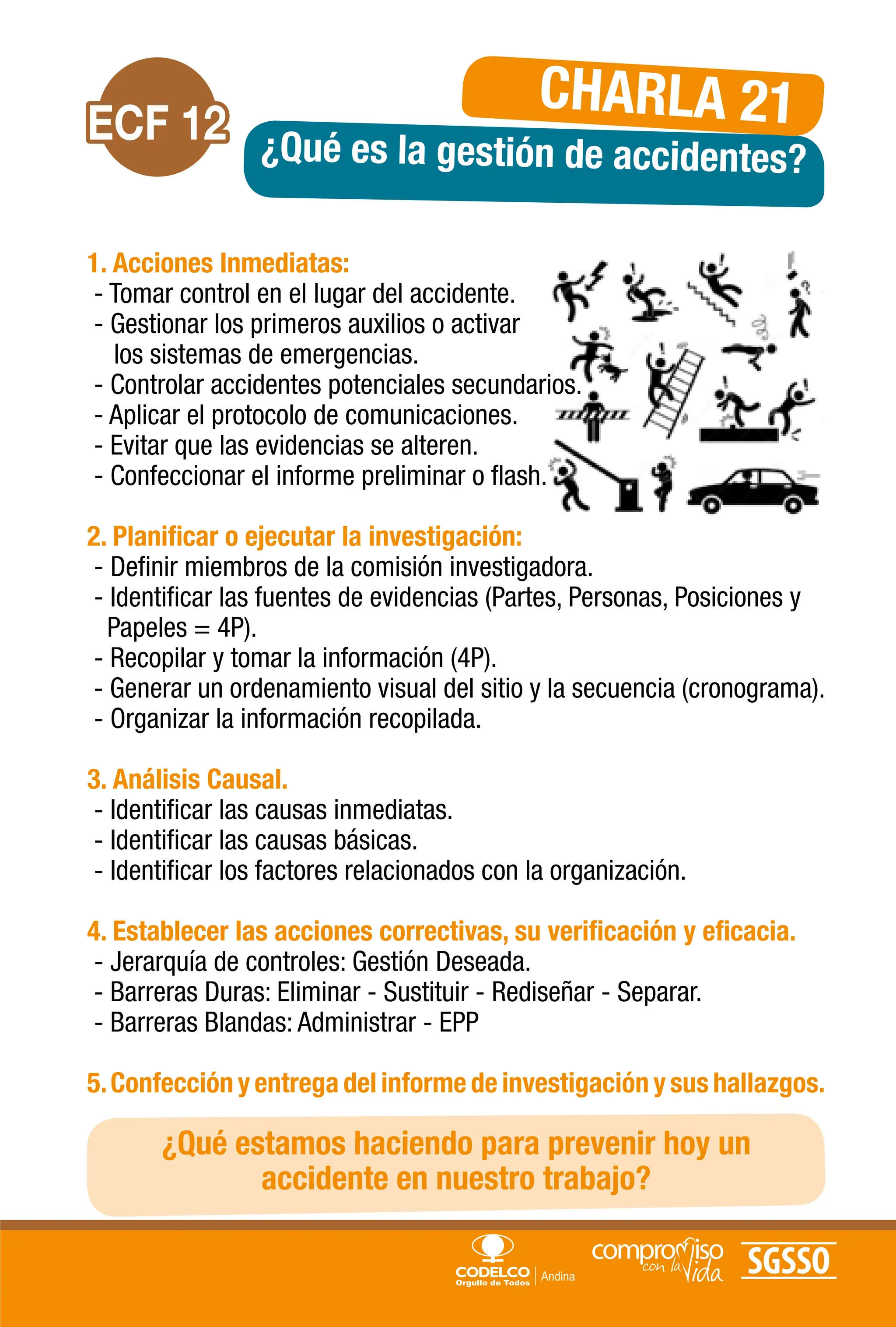 Charlas de seguridad minera, charlas de minutos | PDF