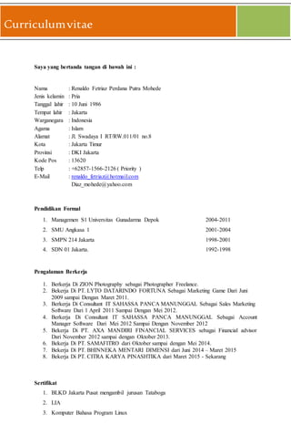 CV Diaz Mohede | PDF