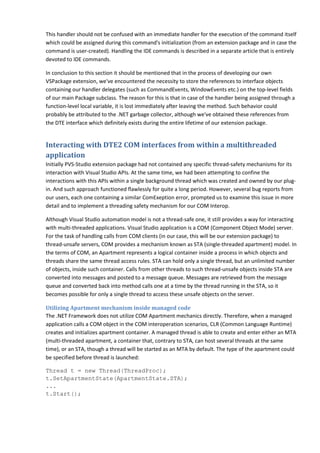 Visual Studio Automation Object Model. EnvDTE interfaces | PDF