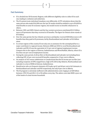 EI Report | PDF | Government Support and Welfare | Financial Assistance