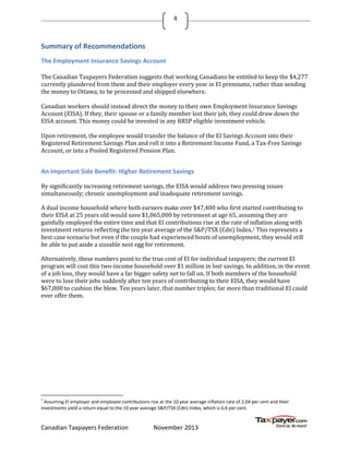 EI Report | PDF | Government Support and Welfare | Financial Assistance