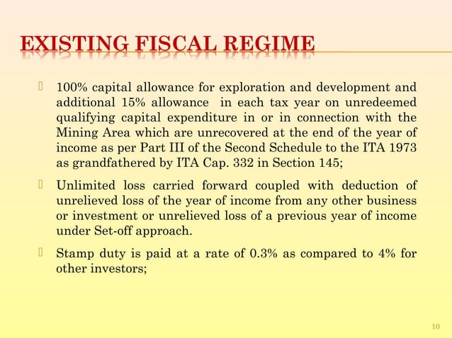 Proposed New Fiscal Regime in Mineral Sector_new2 | PPT