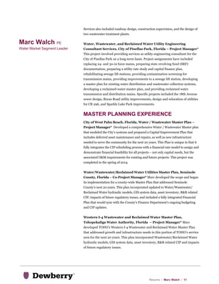 Marc Walch - Master Resume 05 31 16 | PDF