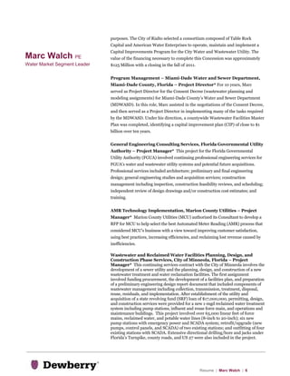 Marc Walch - Master Resume 05 31 16 | PDF