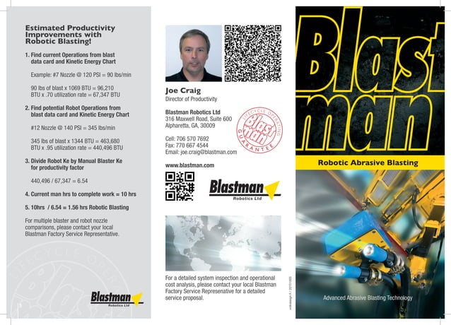 Blastman Productivity trifold | PDF