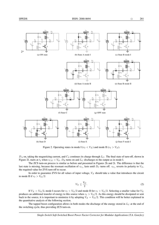 Single-Switch Soft-Switched Boost Power Factor Corrector for Modular Applications | PDF