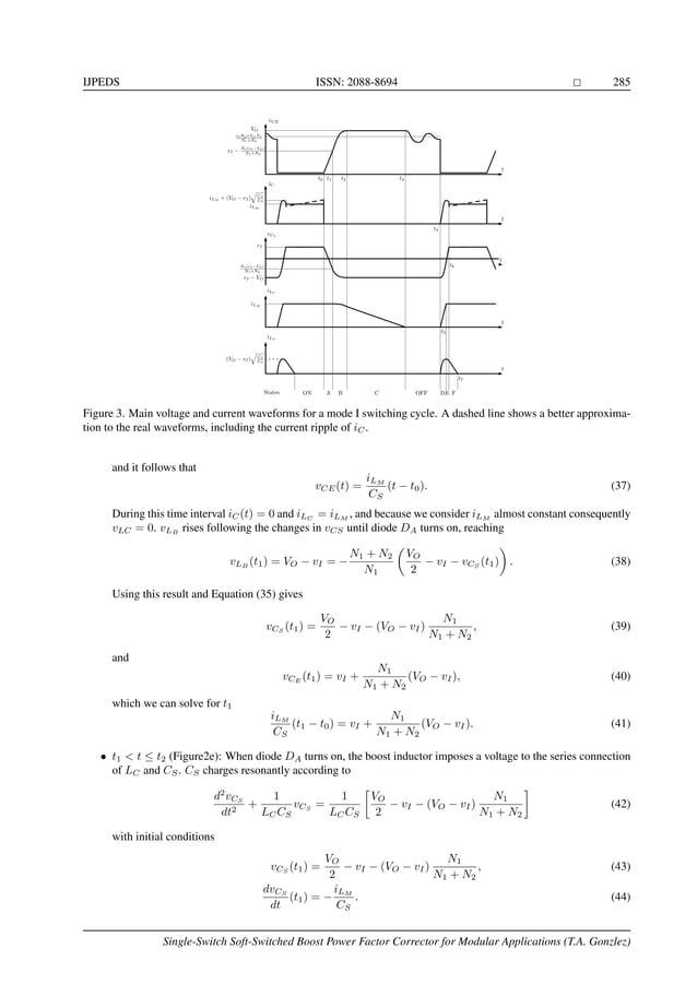 Single Switch Soft Switched Boost Power Factor Corrector For Modular
