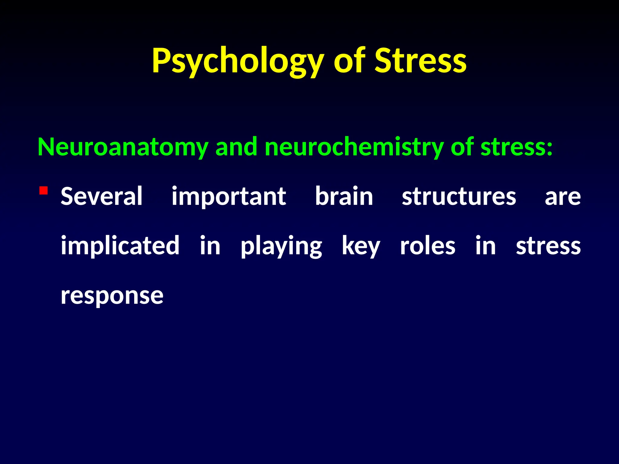 016 Psychology of Stress.pptx