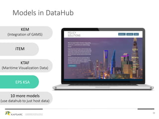 Modelers Datahub: Tool to manage model data | PDF