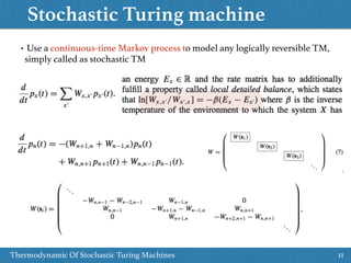 017_20160826 Thermodynamics Of Stochastic Turing Machines | PPT