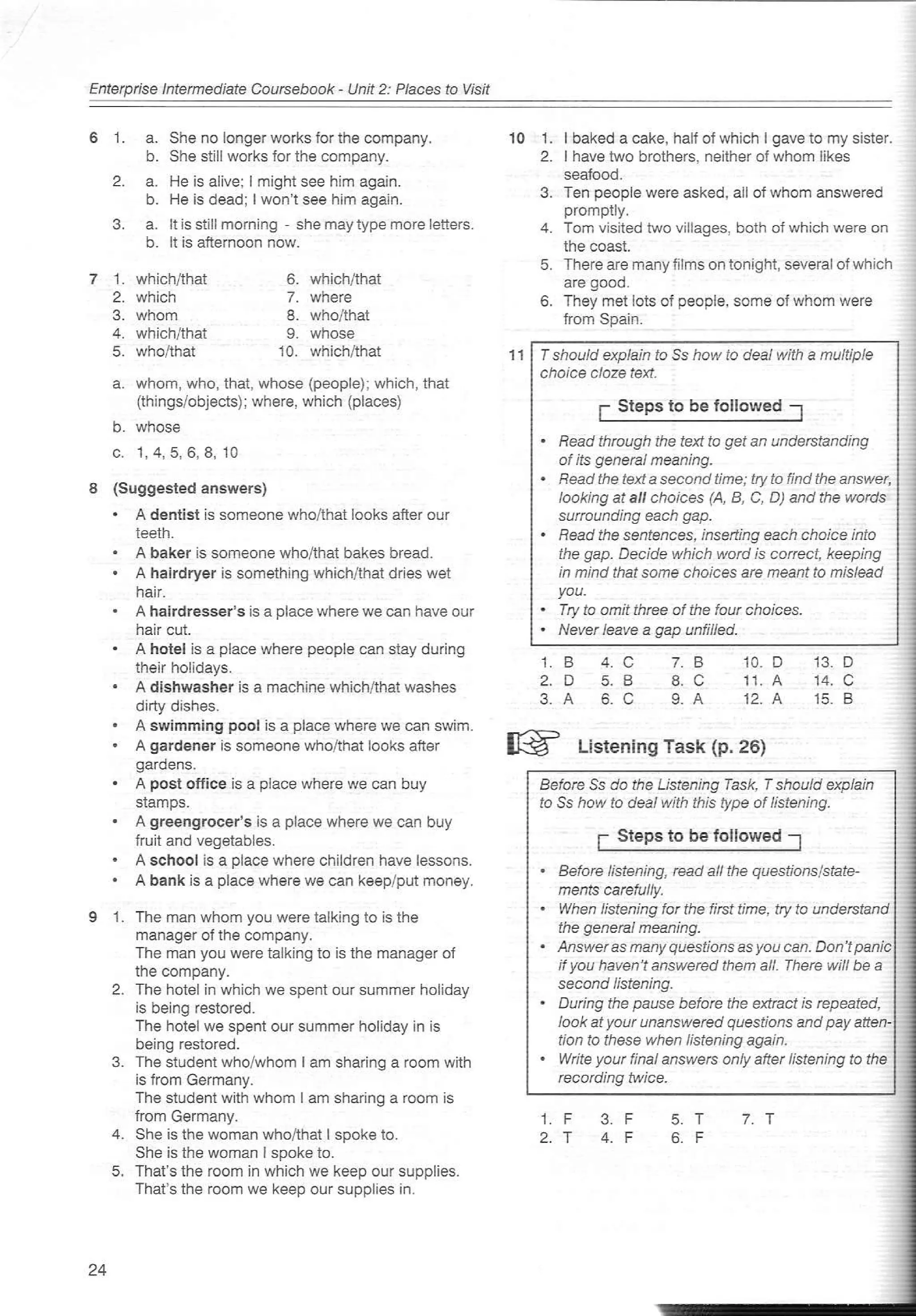 teachers book enterprise 4. | PDF