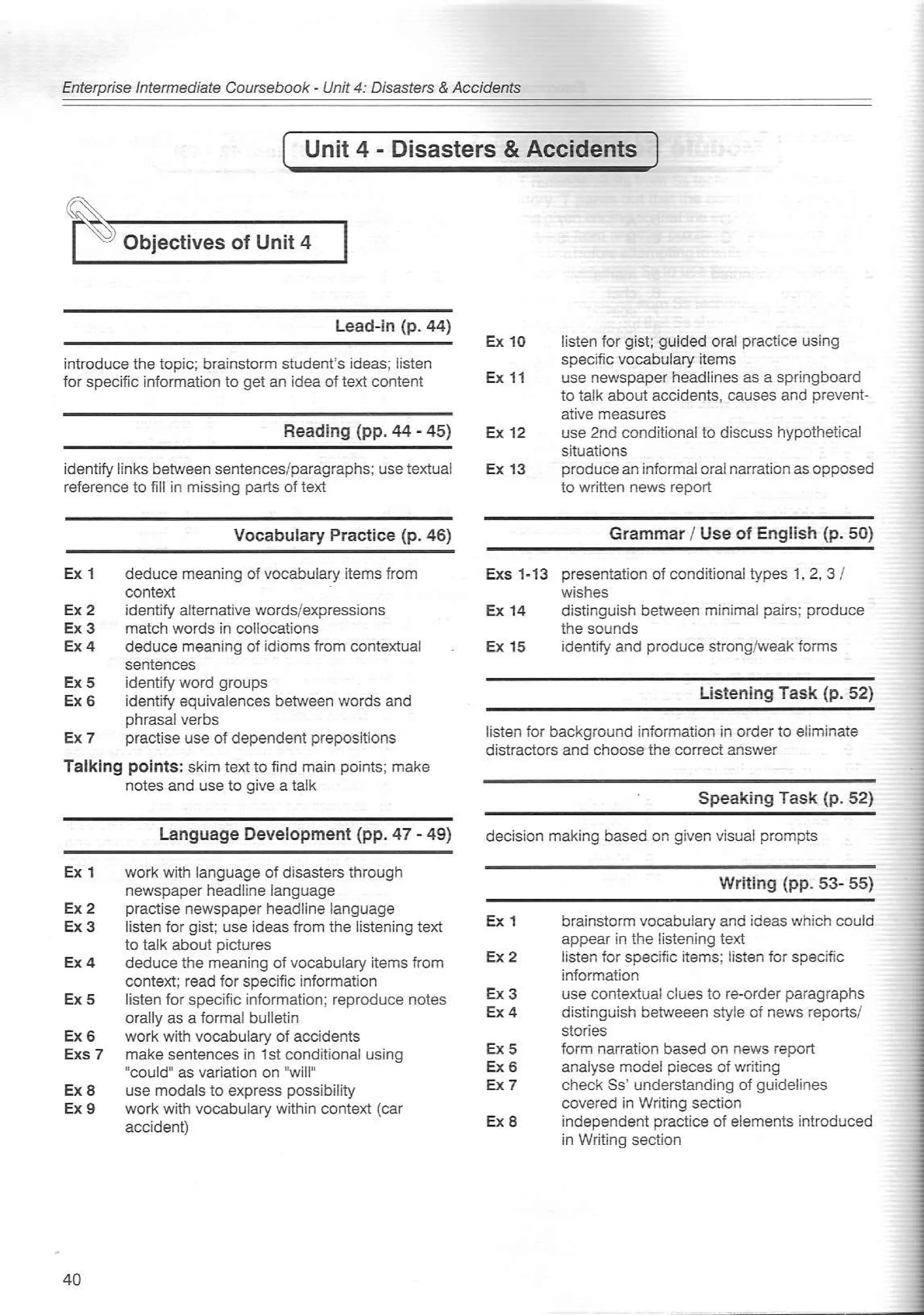 teachers book enterprise 4. | PDF