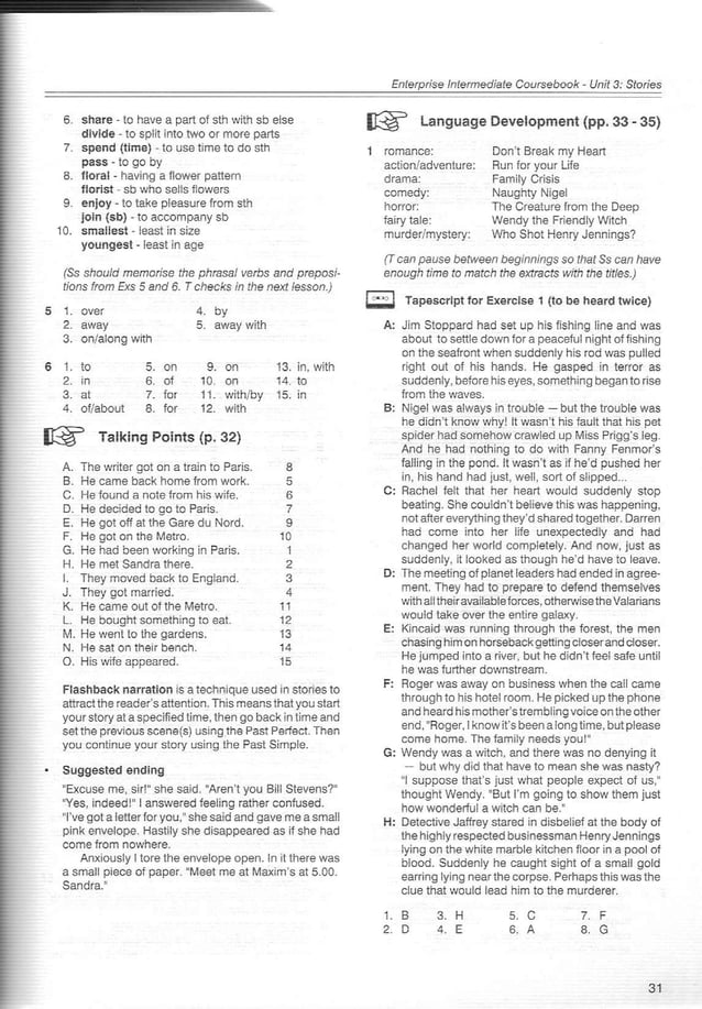 teachers book enterprise 4. | PDF