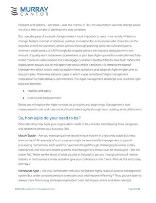 Agile Management Part 1+2-MCFINAL | PDF | Business | Business and Finance