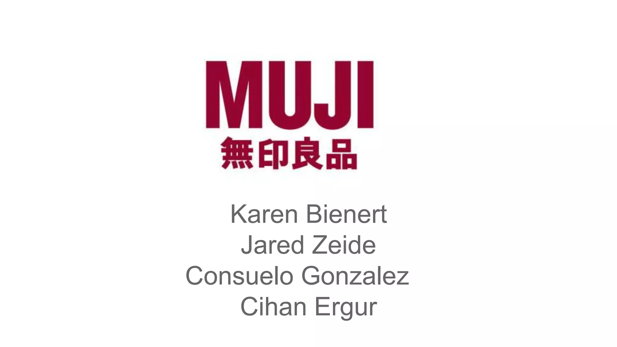 muji final presentation | PPTX