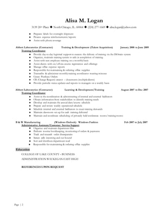 Alisa Logan CV 012615 | DOCX