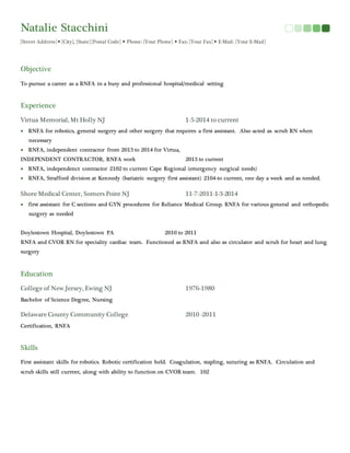 RNFA resume, nat | DOCX