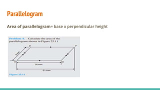 017# areas of common shapes | PPT