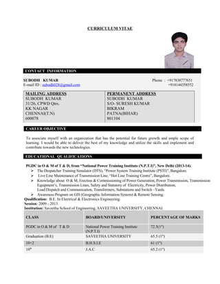 CURRICULUM VITAE | PDF