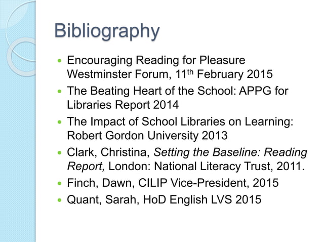 Reading for Pleasure pp | PPTX