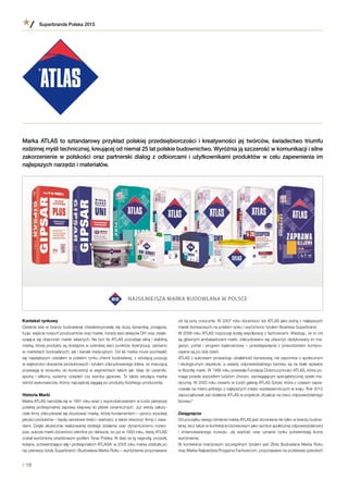 Case study marki Atlas z Albumu Superbrands Polska 2015 | PDF