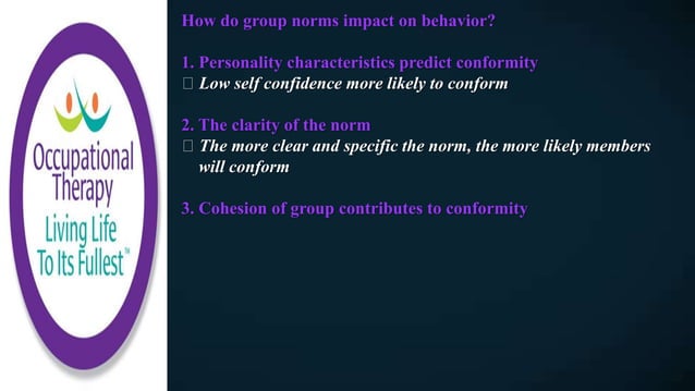 Occupational Therapy Group Process part 1 | PPTX