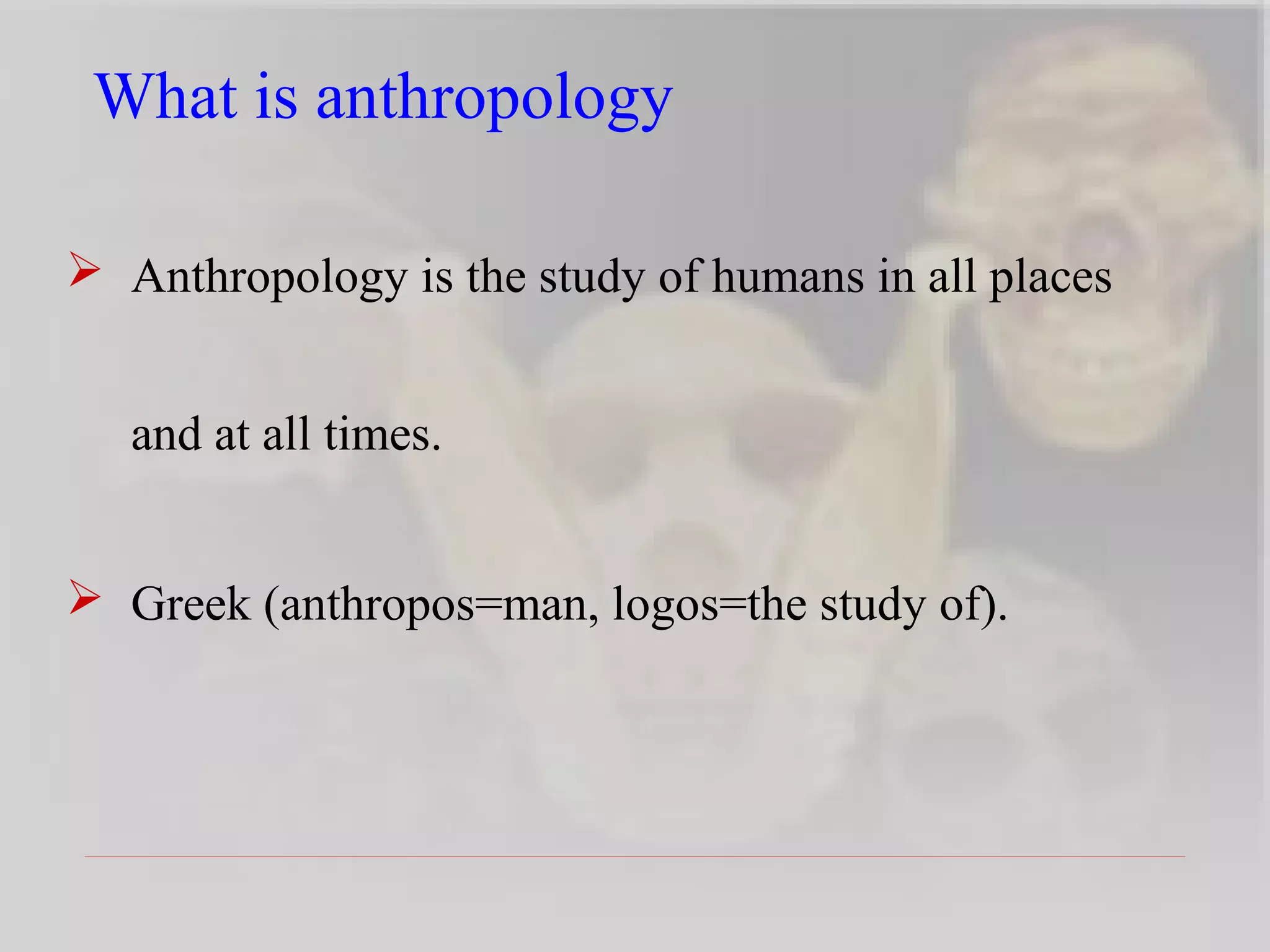 Anthropology and oral health | PPT