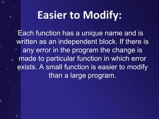 Function in C++ | PPT