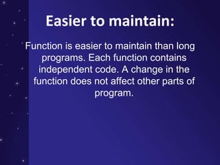 Function in C++ | PPT