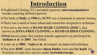 Hand Guided Cloning | PPTX
