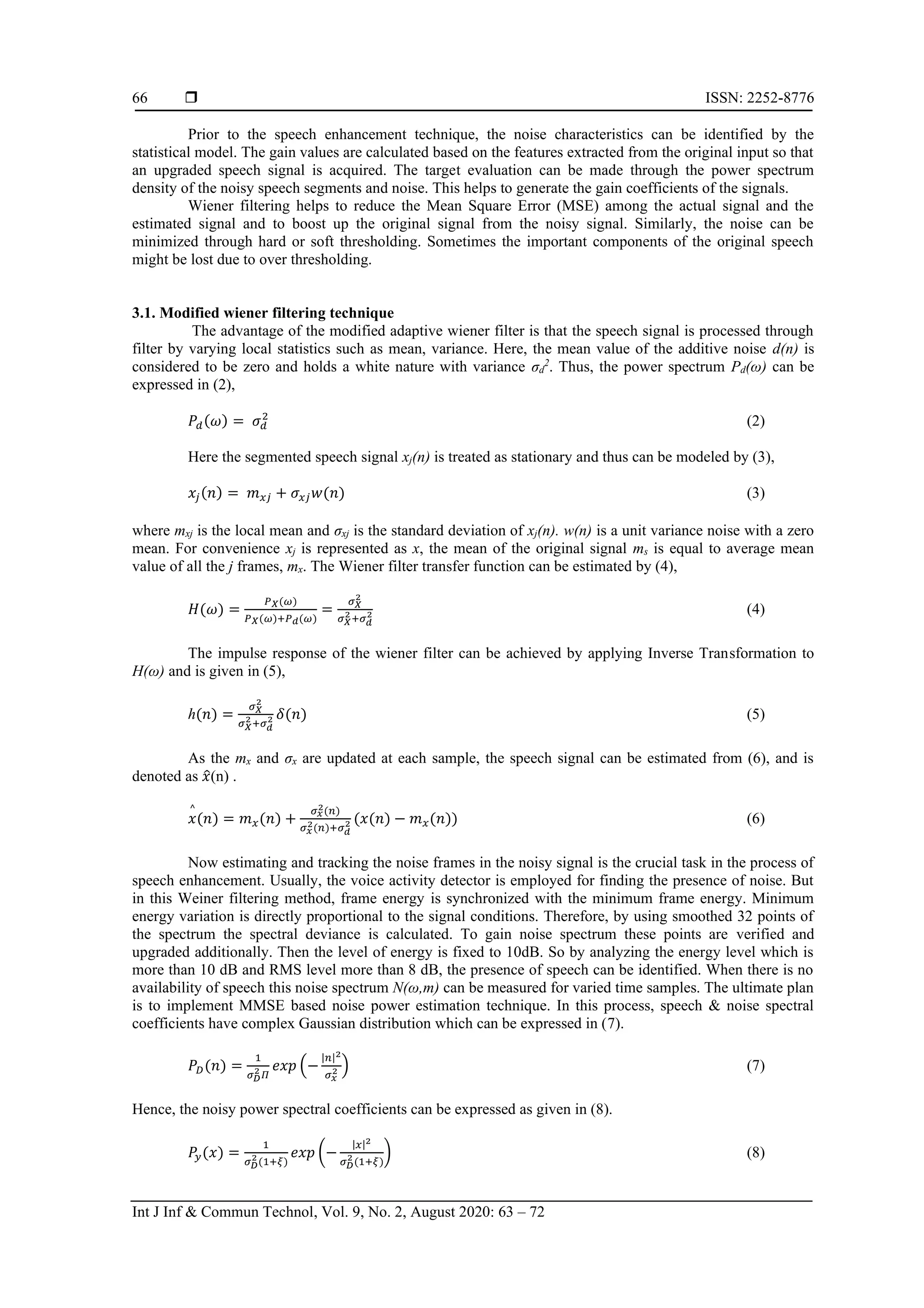 01 8445 speech enhancement | PDF