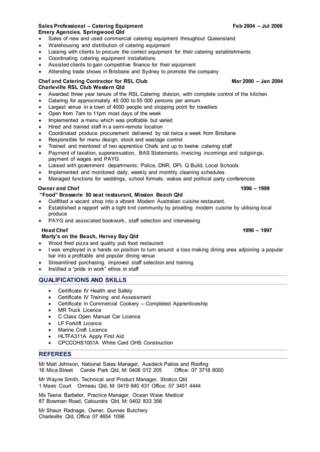 Graham Towndrow resume 2015 | PDF