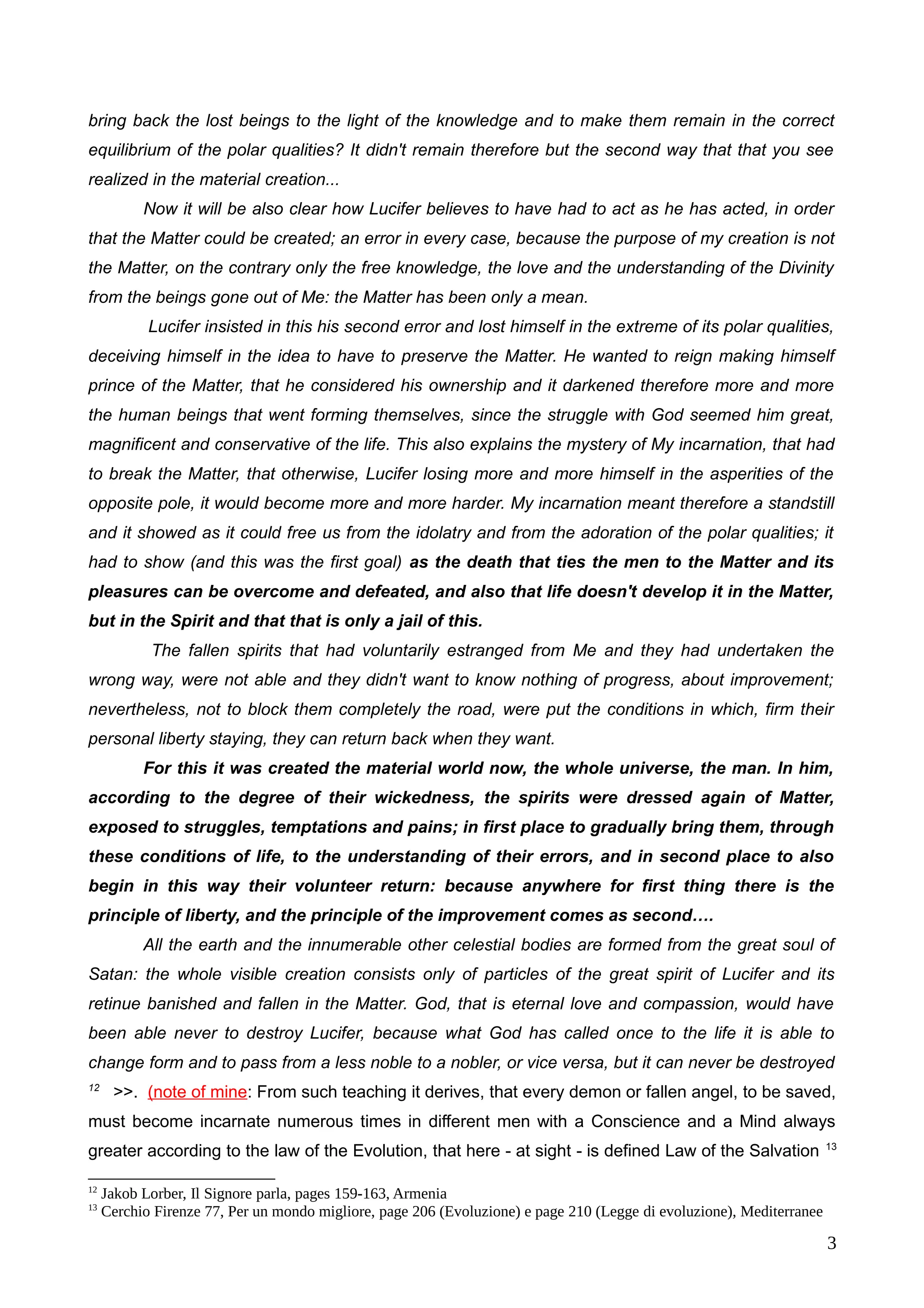 018a - THE ERRORS OF LUCIFER, THE CREATION AND THE MANNERS TO SAVE THE ...