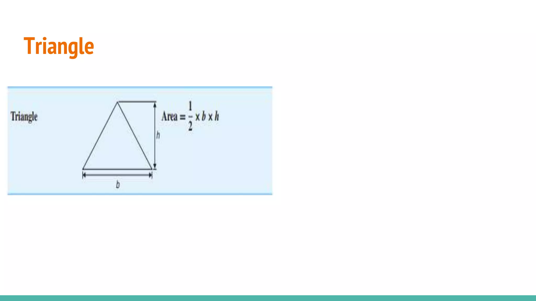 018# area of common shapes | PPTX | Geography | Science