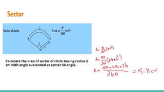 018# area of common shapes | PPTX | Geography | Science