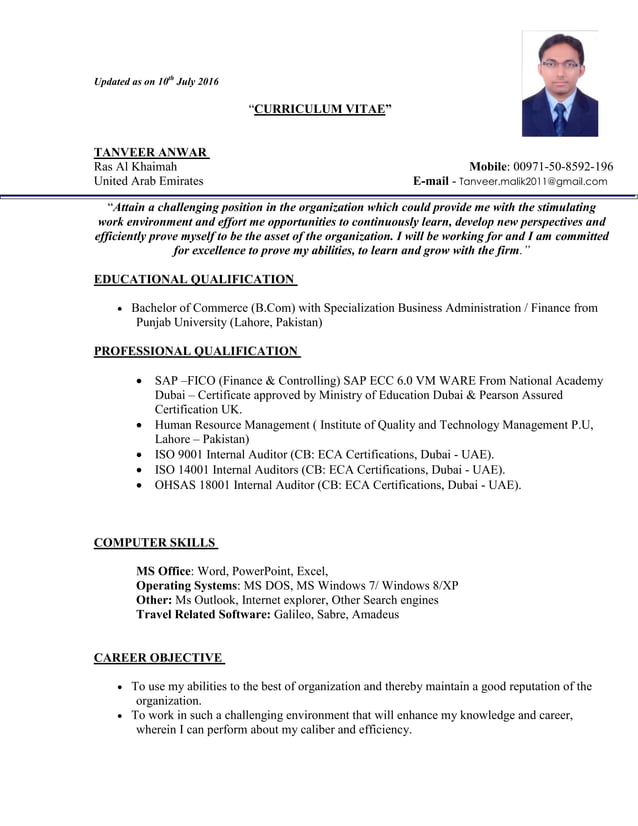 Tanveer Resume | PDF