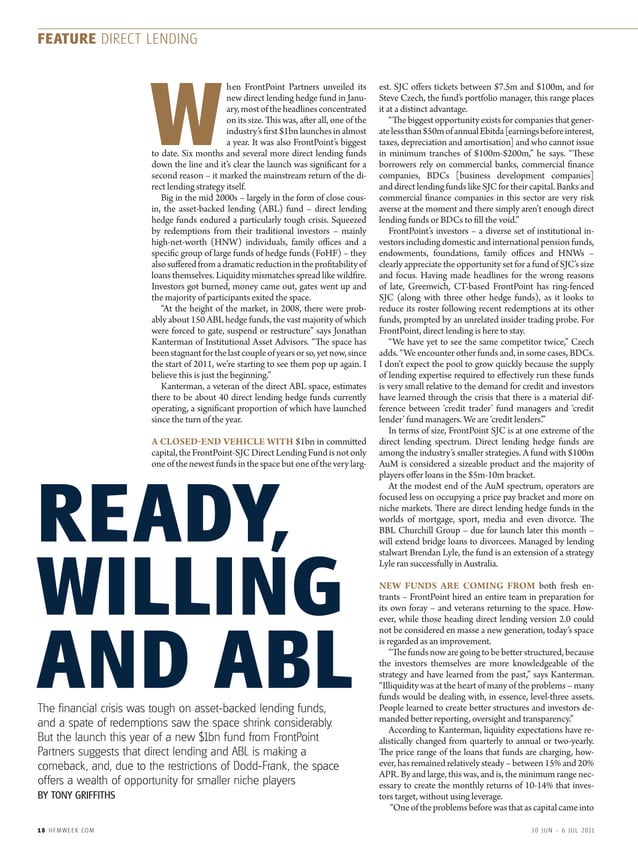 HFM - Ready, Willing and ABL | PDF