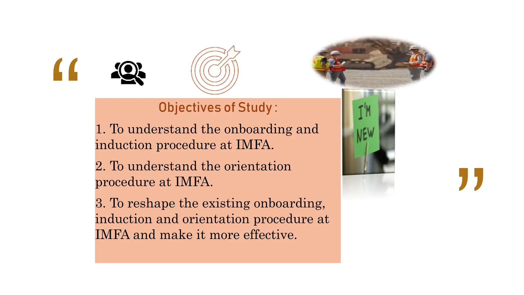 Imfa onboarding induction and orientation | PPTX