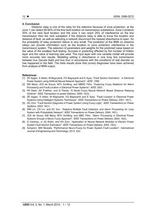 Backpropagation Neural Network Modeling for Fault Location in Transmission Line 150 kV | PDF