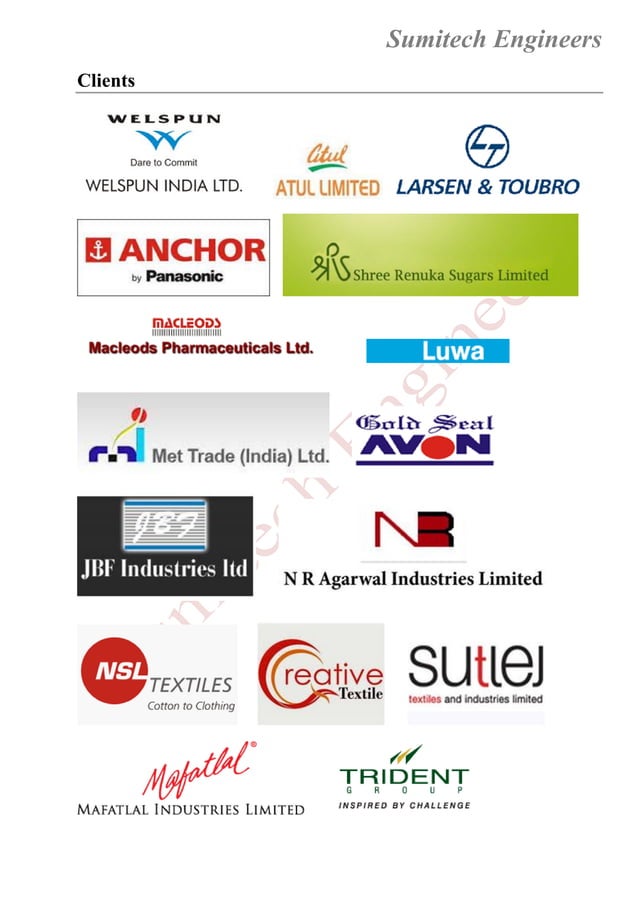 Sumitech Engineers Profile | PDF